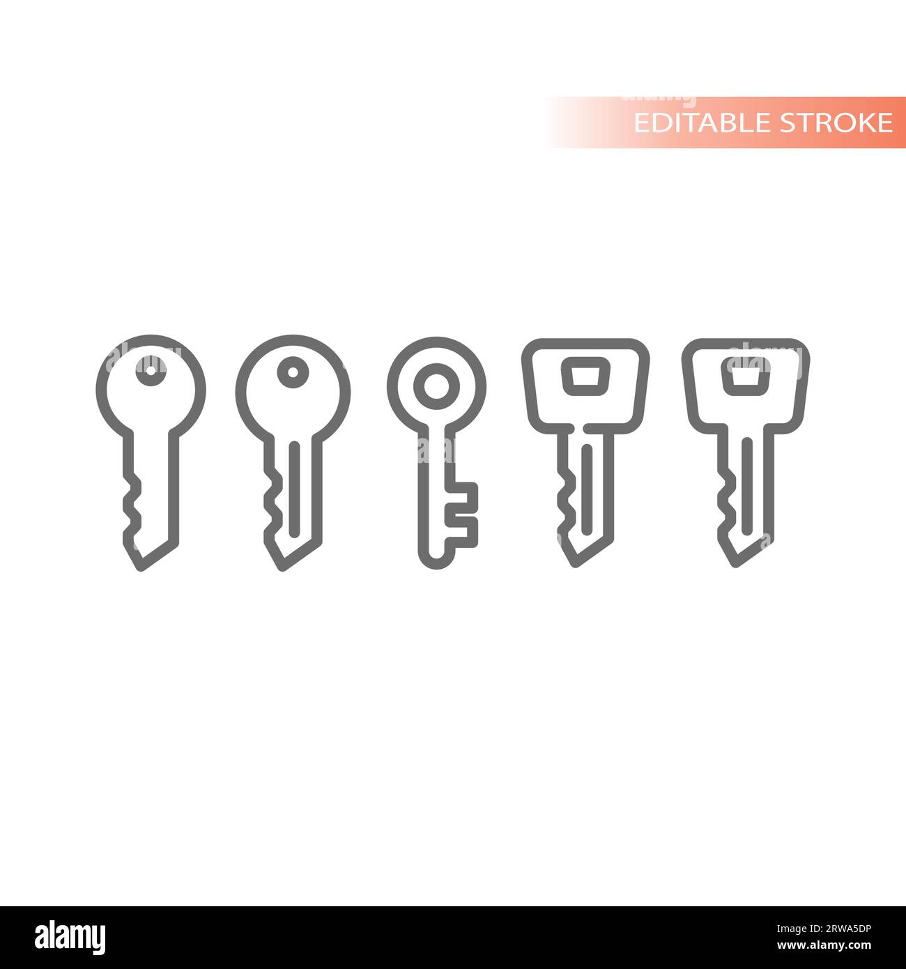 Keys Stock Vector Images - Alamy