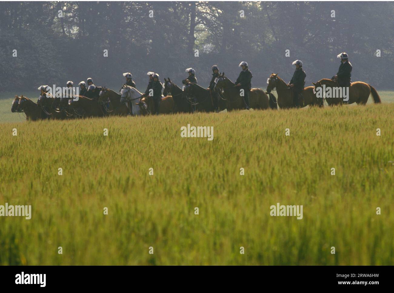 Orgreave, Yorkshire, Miners Strike 1984. The Battle of Orgreave was a ...