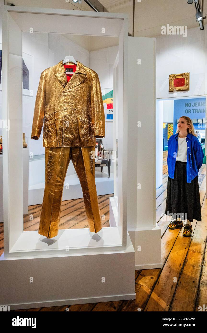 London, UK. 18th Sep, 2023. Gold outfit designed for Bono, of U2, by ...