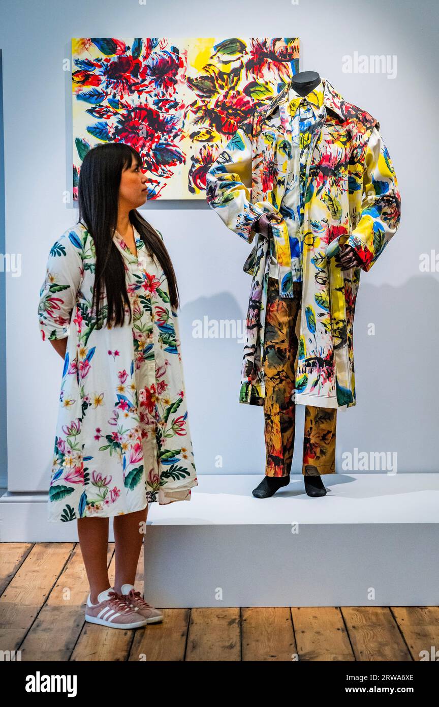 London, UK. 18th Sep, 2023. Bianca Saunders, Fleur shirt, Fleur ...