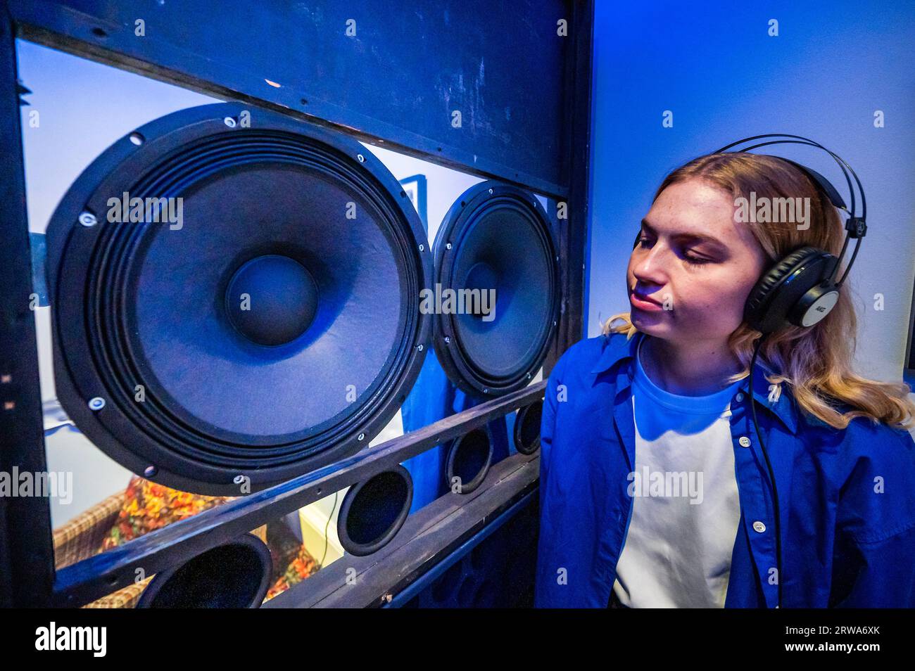 London, UK. 18th Sep, 2023. Home music installation by Nicholas Daley ...