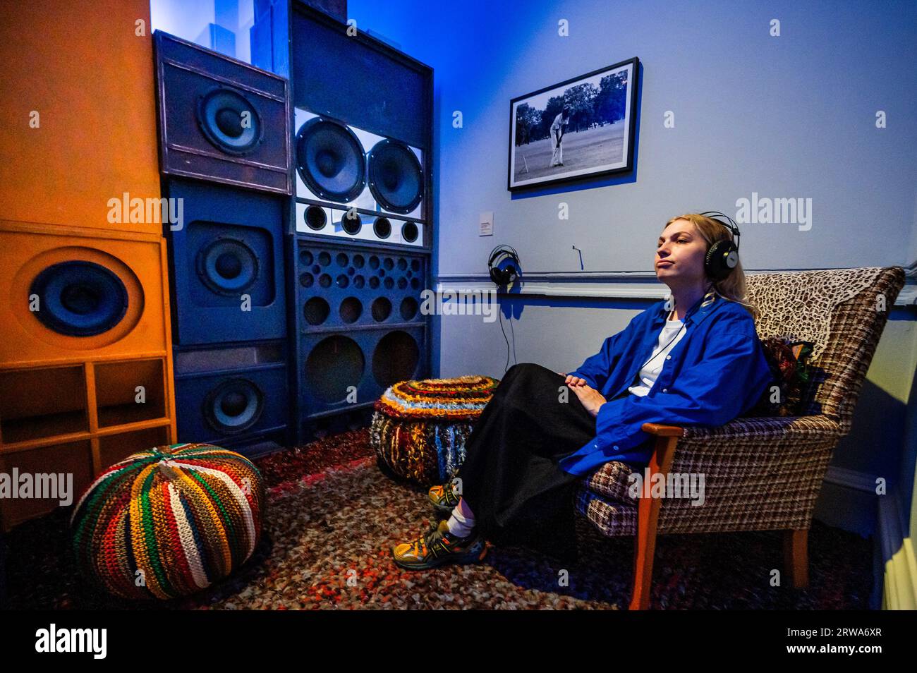 London, UK. 18th Sep, 2023. Home music installation by Nicholas Daley ...