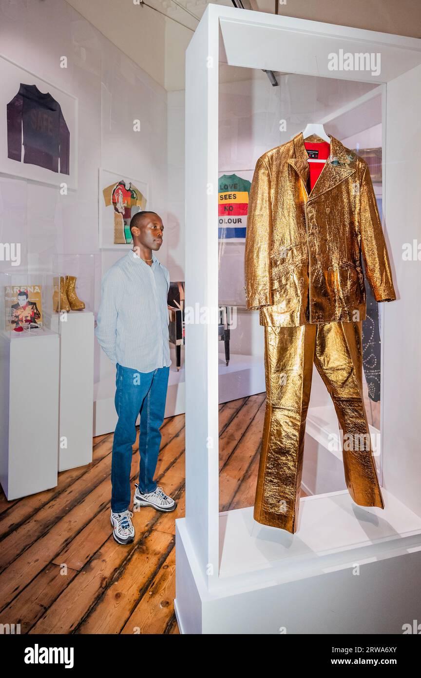 London, UK. 18th Sep, 2023. Gold outfit designed for Bono, of U2, by ...
