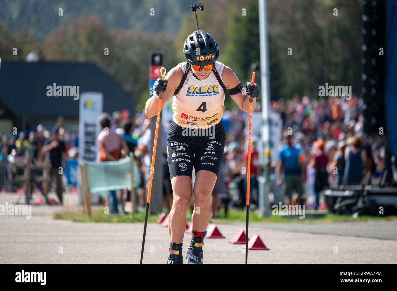 Julia Simon during the Biathlon Summer Tour 2023 on September 17, 2023 ...