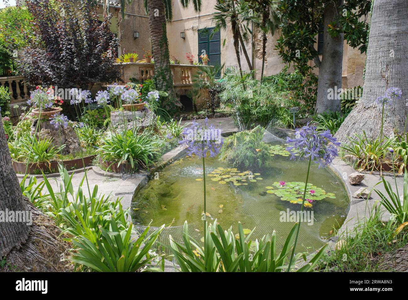 Mallorca, Spain - 23 July, 2023: The historic Jardines de Alfabia ...