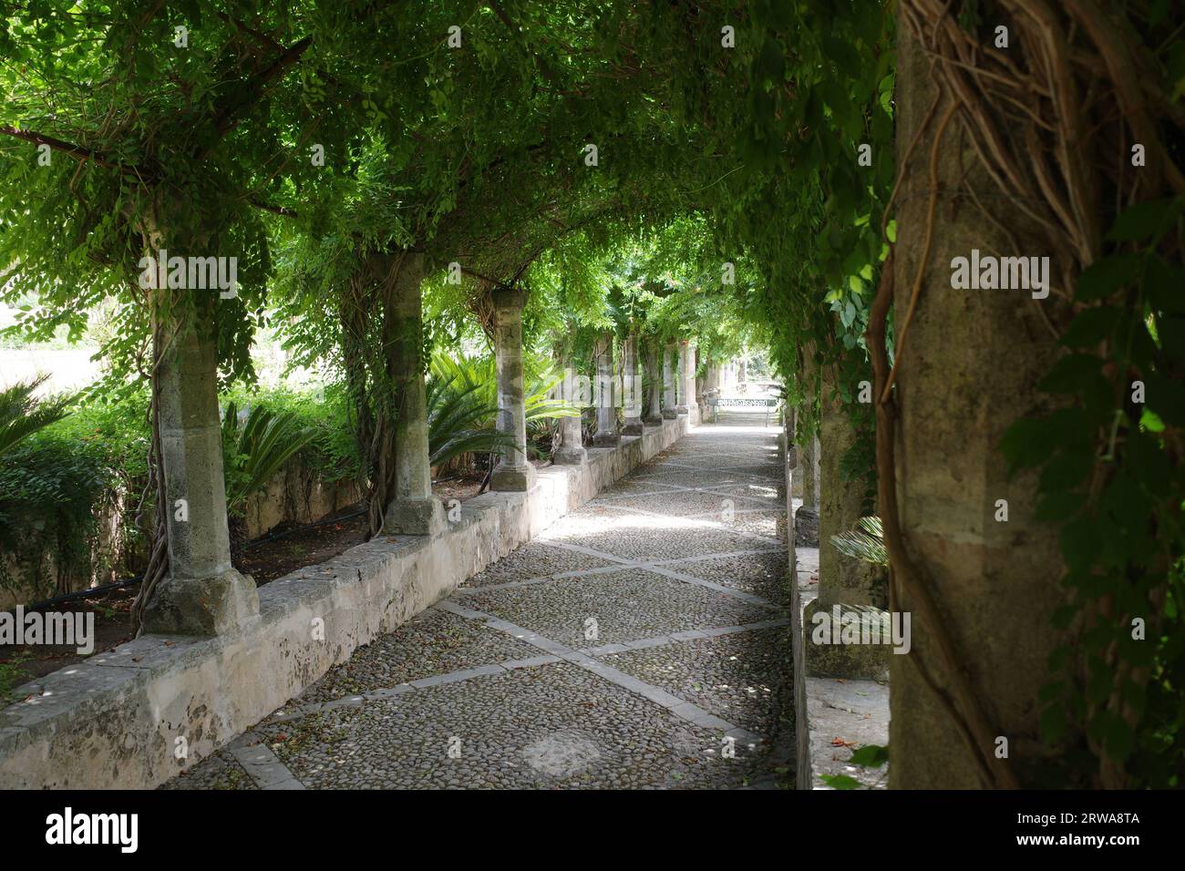 Mallorca, Spain - 23 July, 2023: The historic Jardines de Alfabia ...