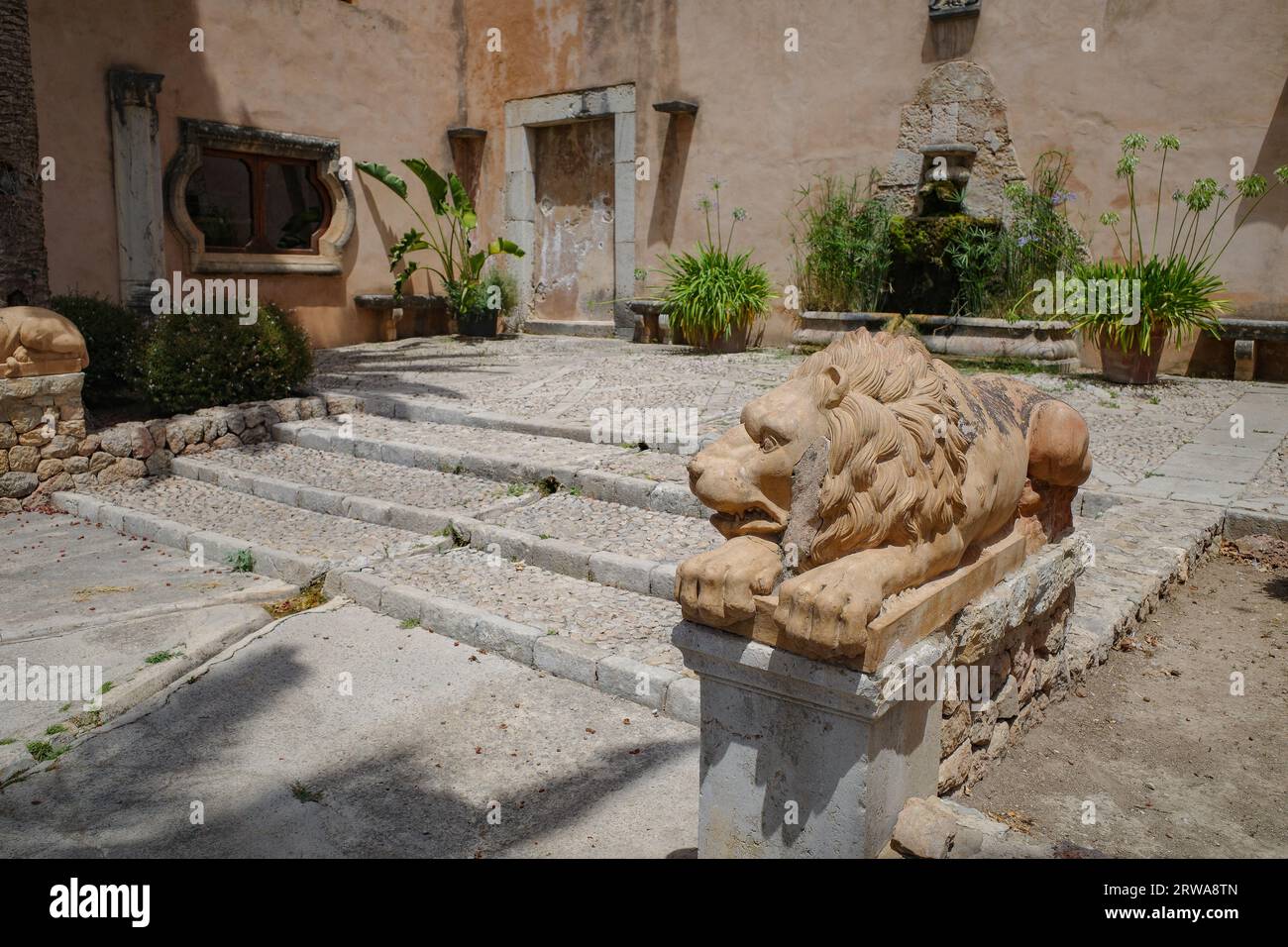 Mallorca, Spain - 23 July, 2023: The historic Jardines de Alfabia ...