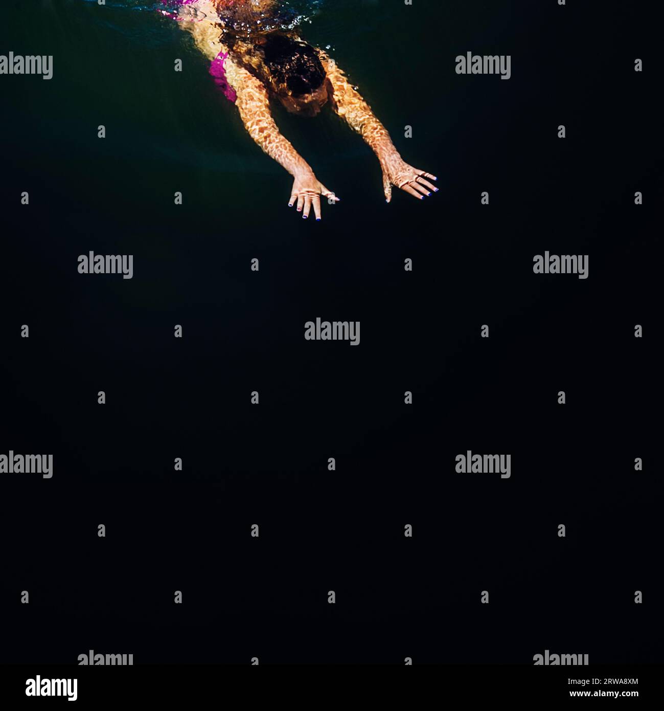 Woman emerging from water hi-res stock photography and images - Alamy