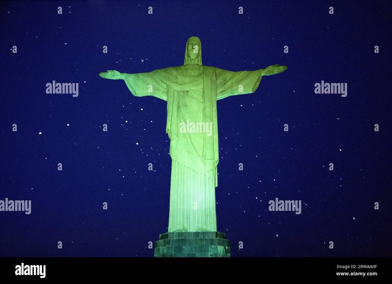 Corcovado statue and Stock Photo - Alamy