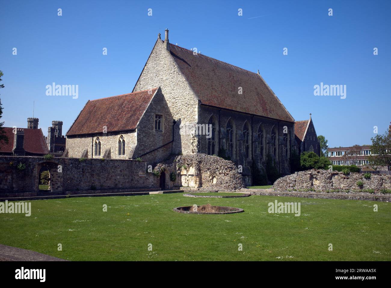 St Augustines Abbey Benedictine monastery in Canterbury Kent So Stock ...