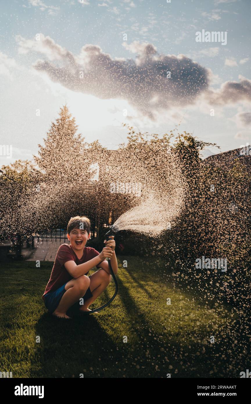 Summer spraying hi-res stock photography and images - Alamy