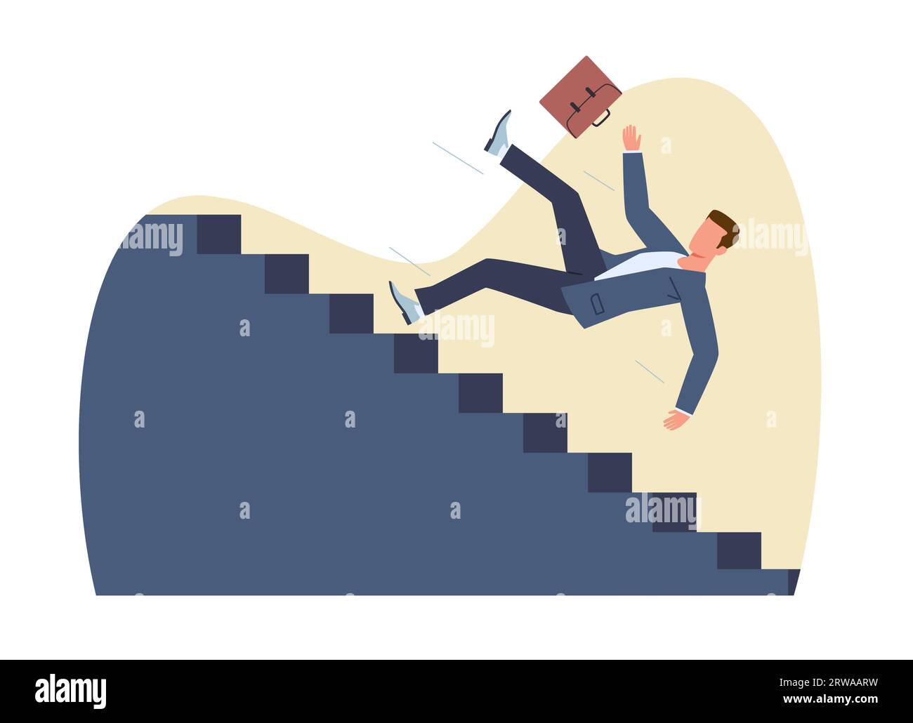 Fall prevention work Stock Vector Images - Alamy