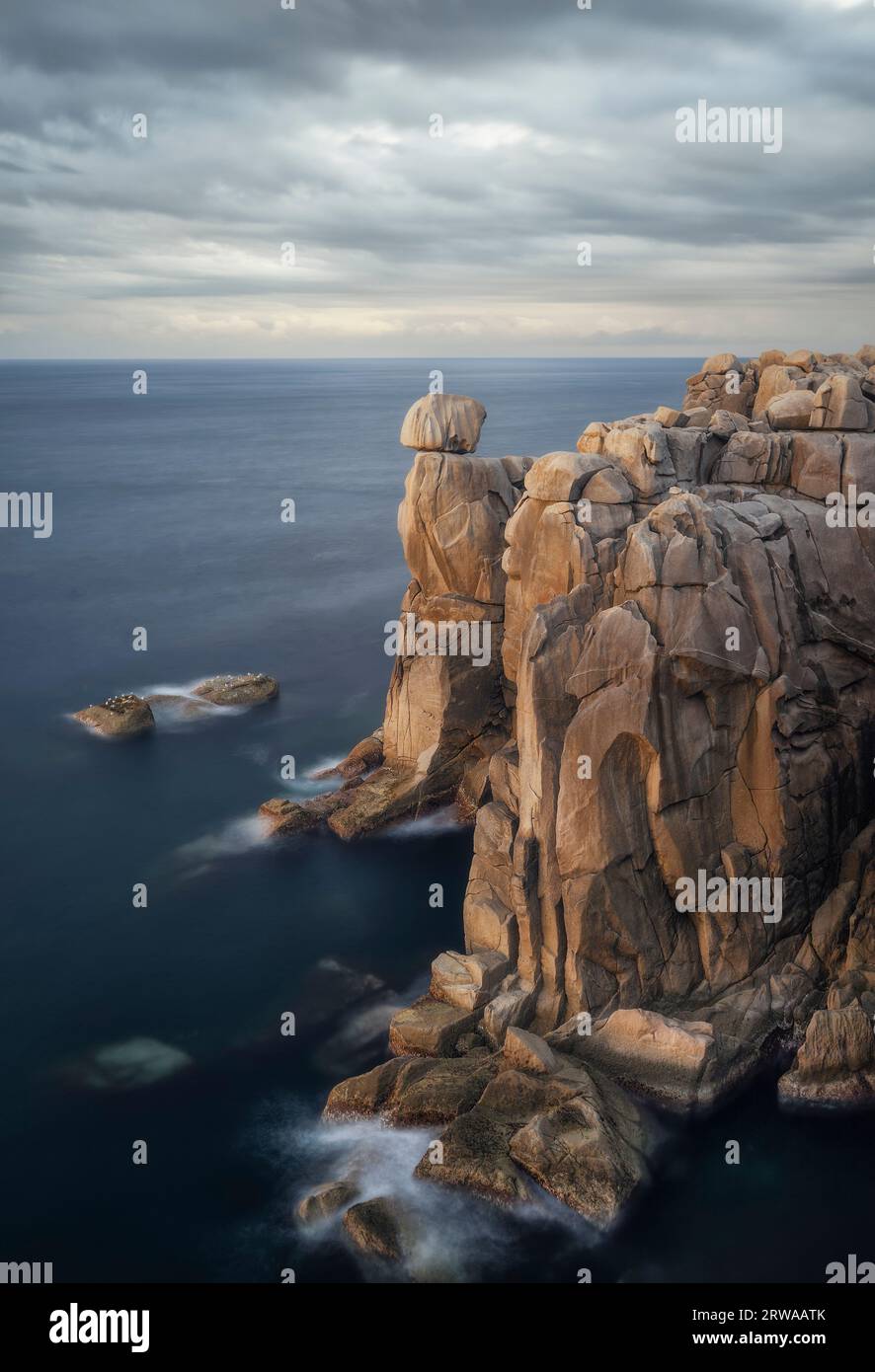 El acantilado mas famoso de Galicia Stock Photo - Alamy