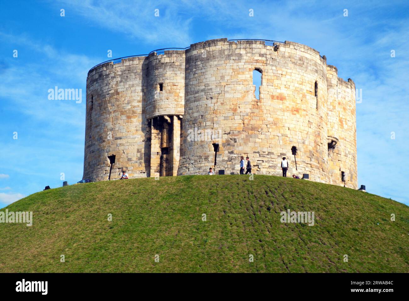 Medieval castle of the city of York, United Kingdom Stock Photo - Alamy