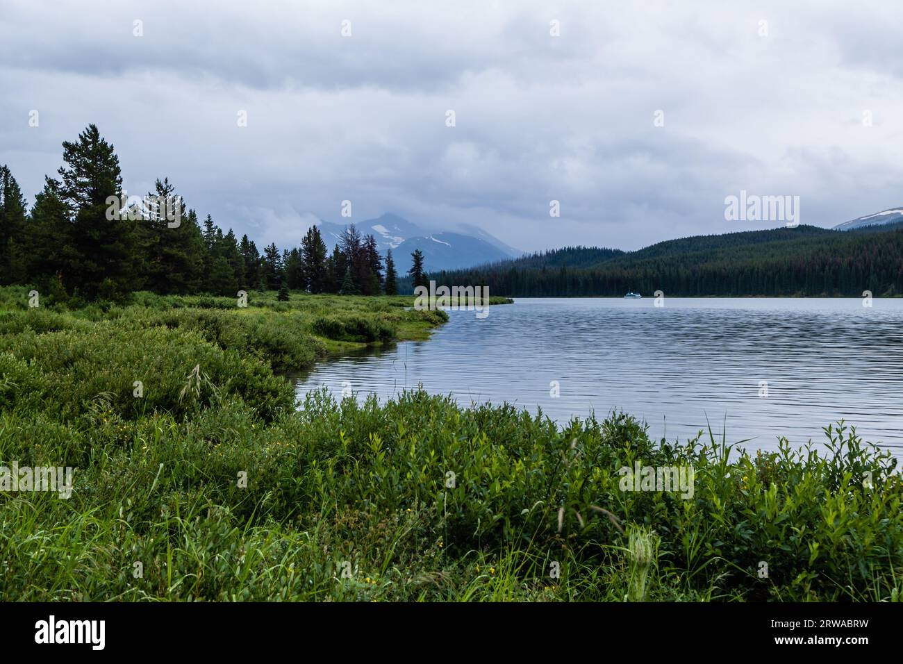 Maligne lake trail hi-res stock photography and images - Alamy