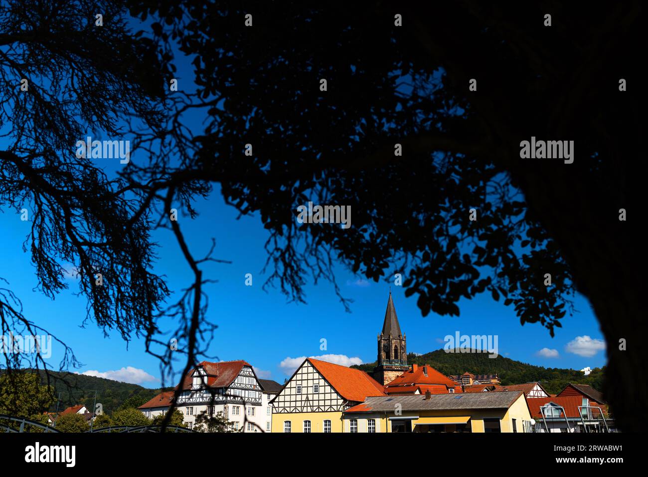 the historic german town of rotenburg an der fulda Stock Photo - Alamy