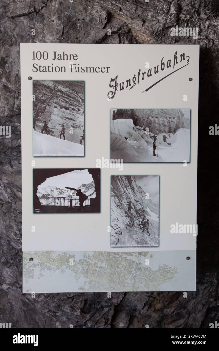 Taking the train ride up to Jungfraujoch, the top of Europe Stock Photo ...