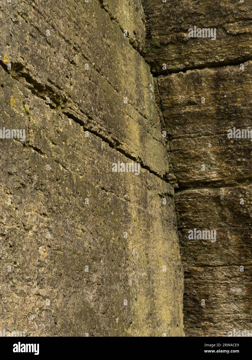 An old and abandoned quarry on View Edge above Craven Arms, Shropshire ...