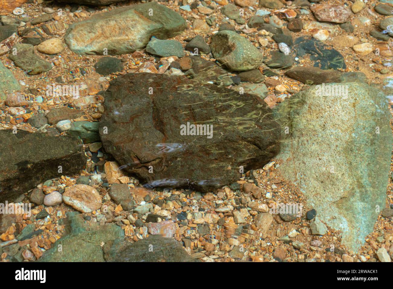 Stones under water natural hi-res stock photography and images - Alamy