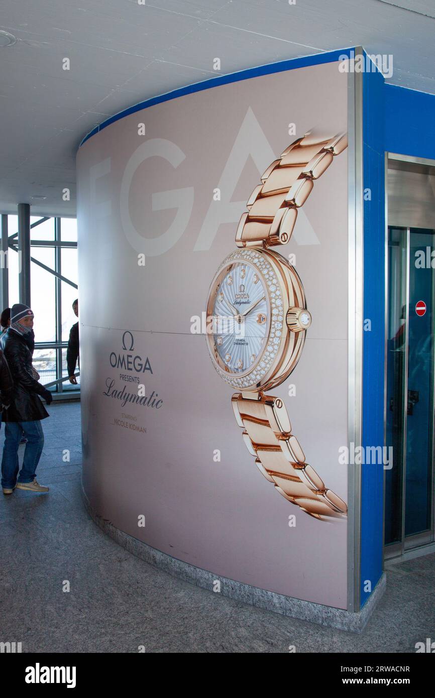 Taking the train ride up to Jungfraujoch, the top of Europe Stock Photo ...