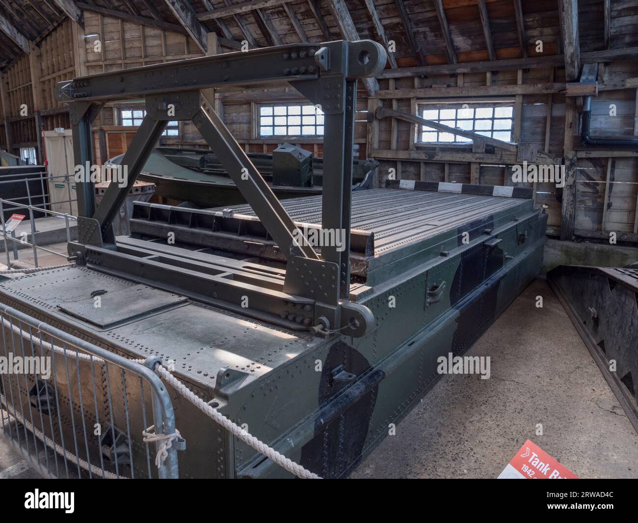 A heavy assault floating bridge pontoon (1950-60s) in the Big Space ...