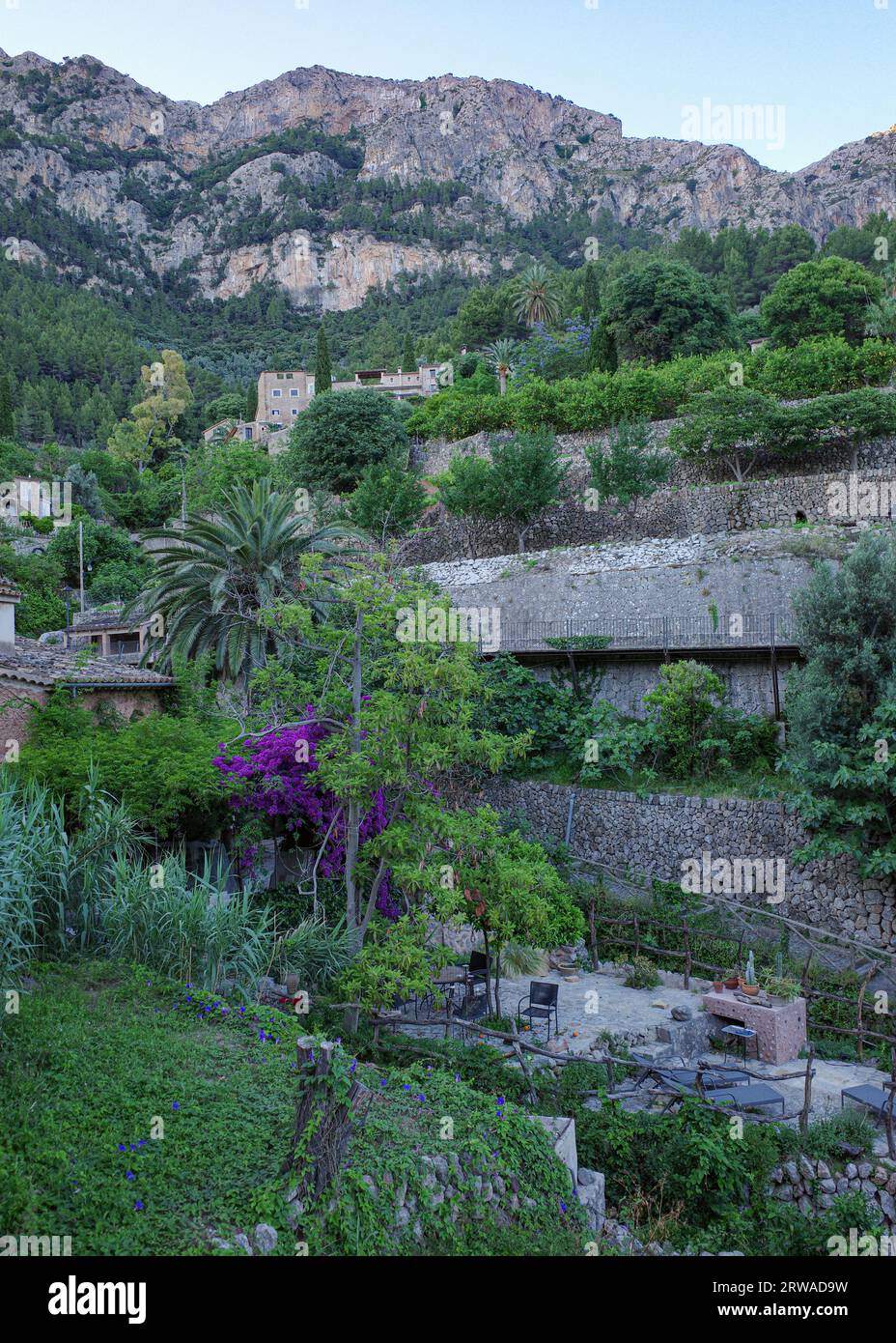 Deia, Mallorca, Spain - 11 June, 2023: Traditional architecture in the ...