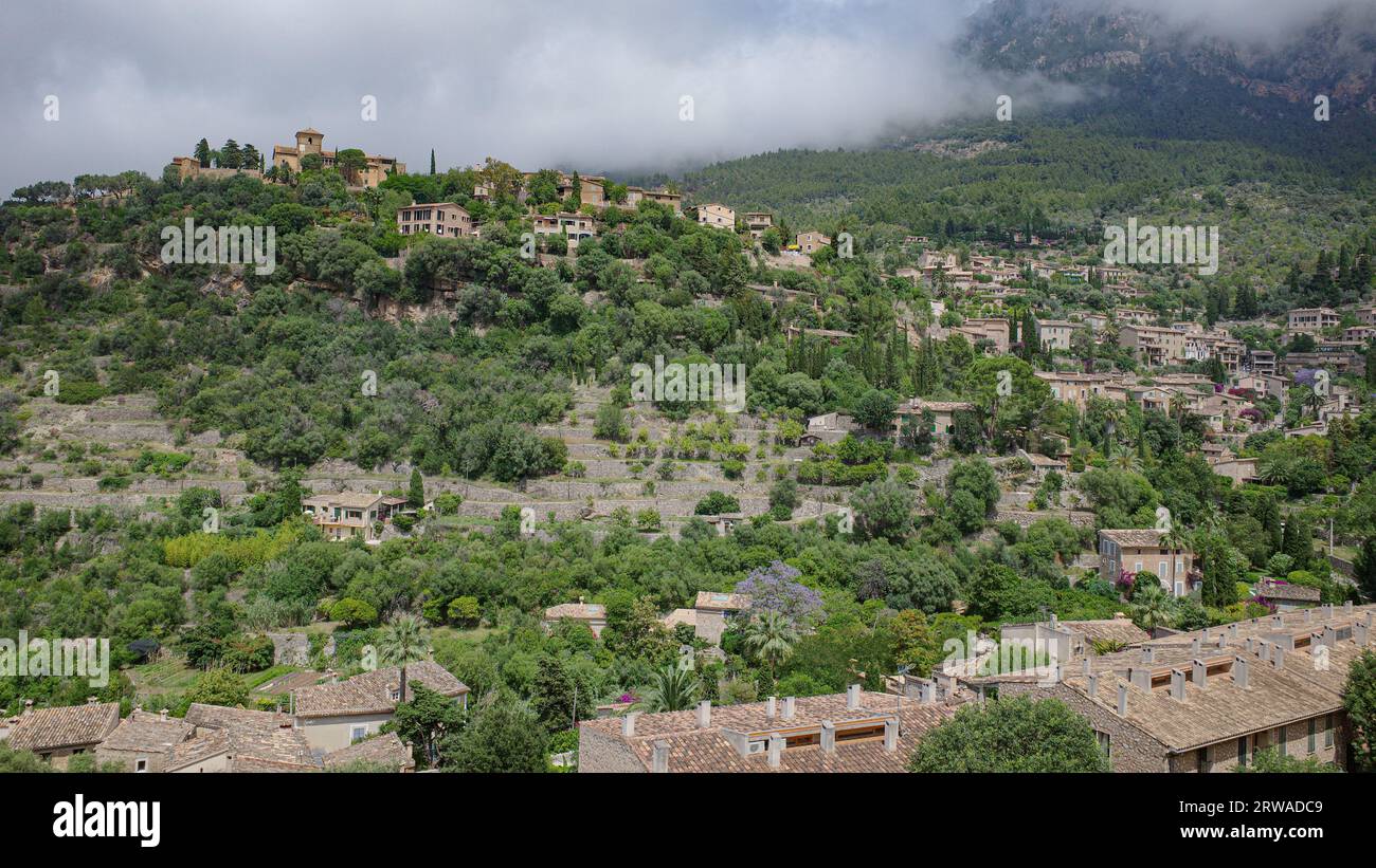 Deia, Mallorca, Spain - 11 June, 2023: Traditional architecture in the ...