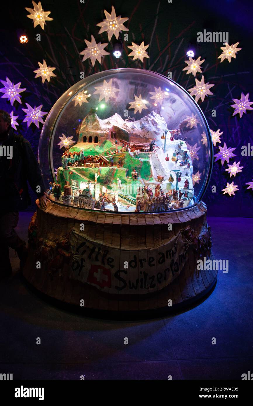 Taking the train ride up to Jungfraujoch, the top of Europe Stock Photo ...
