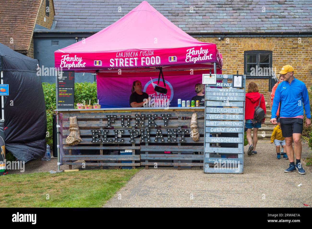 Caribbean Fusion Street Food stall at Duckpond Market artisan craft and ...