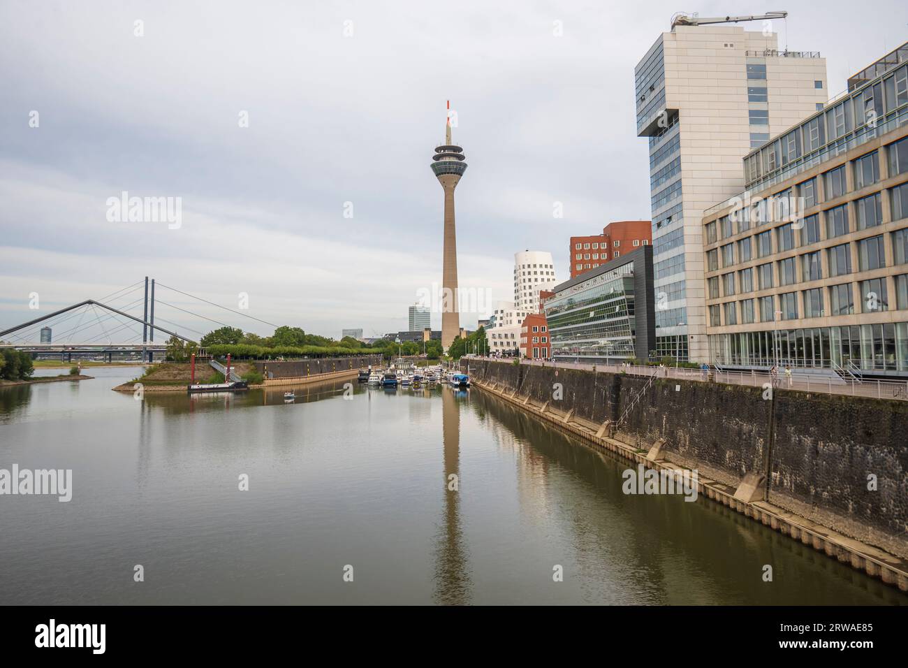 Dusseldorf panorama summer hi-res stock photography and images - Alamy