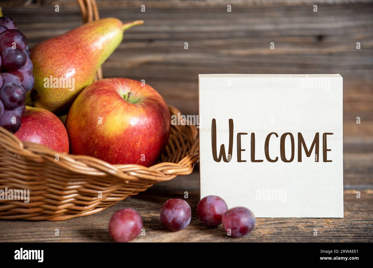 Welcome fruits hi-res stock photography and images - Alamy