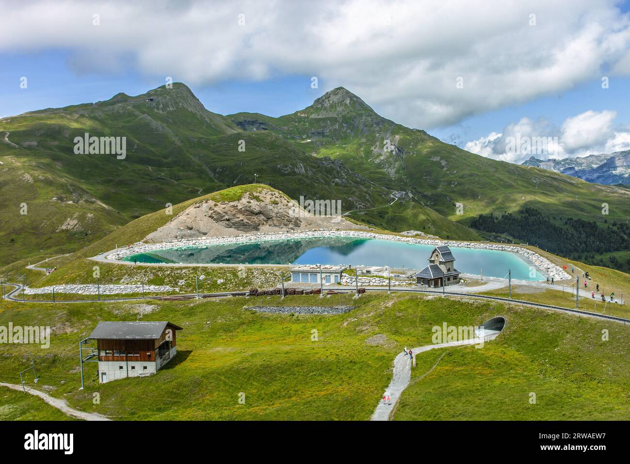 Taking the train ride up to Jungfraujoch, the top of Europe.Train ...