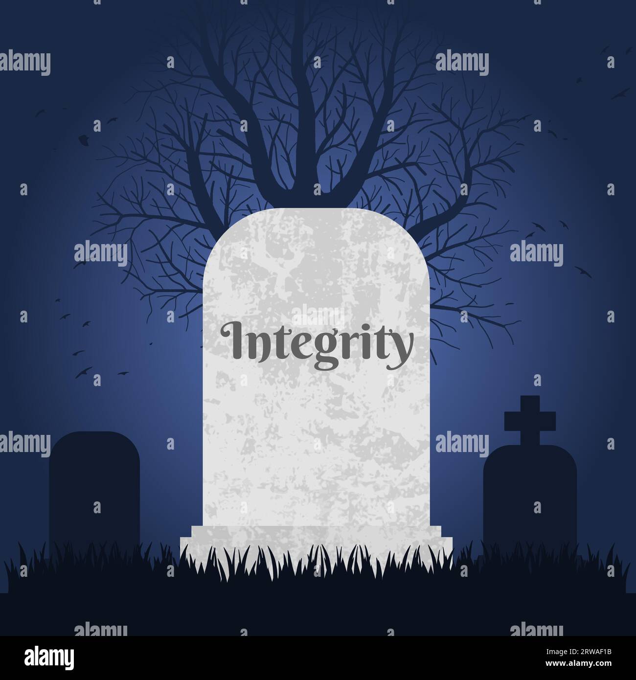 Fake tombstone Stock Vector Images - Alamy