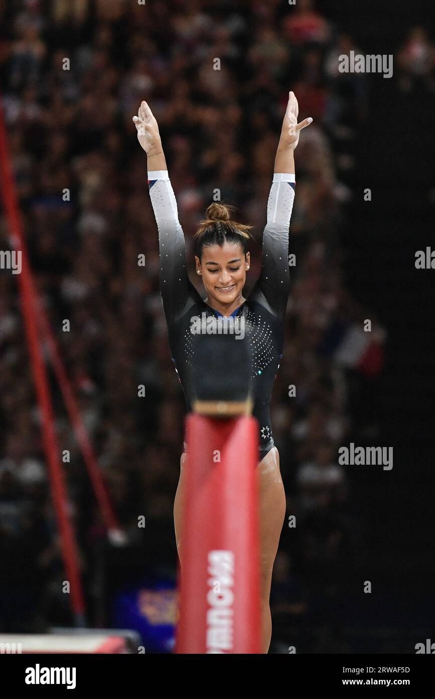 France's Marine Boyer competes during finals of the New French ...