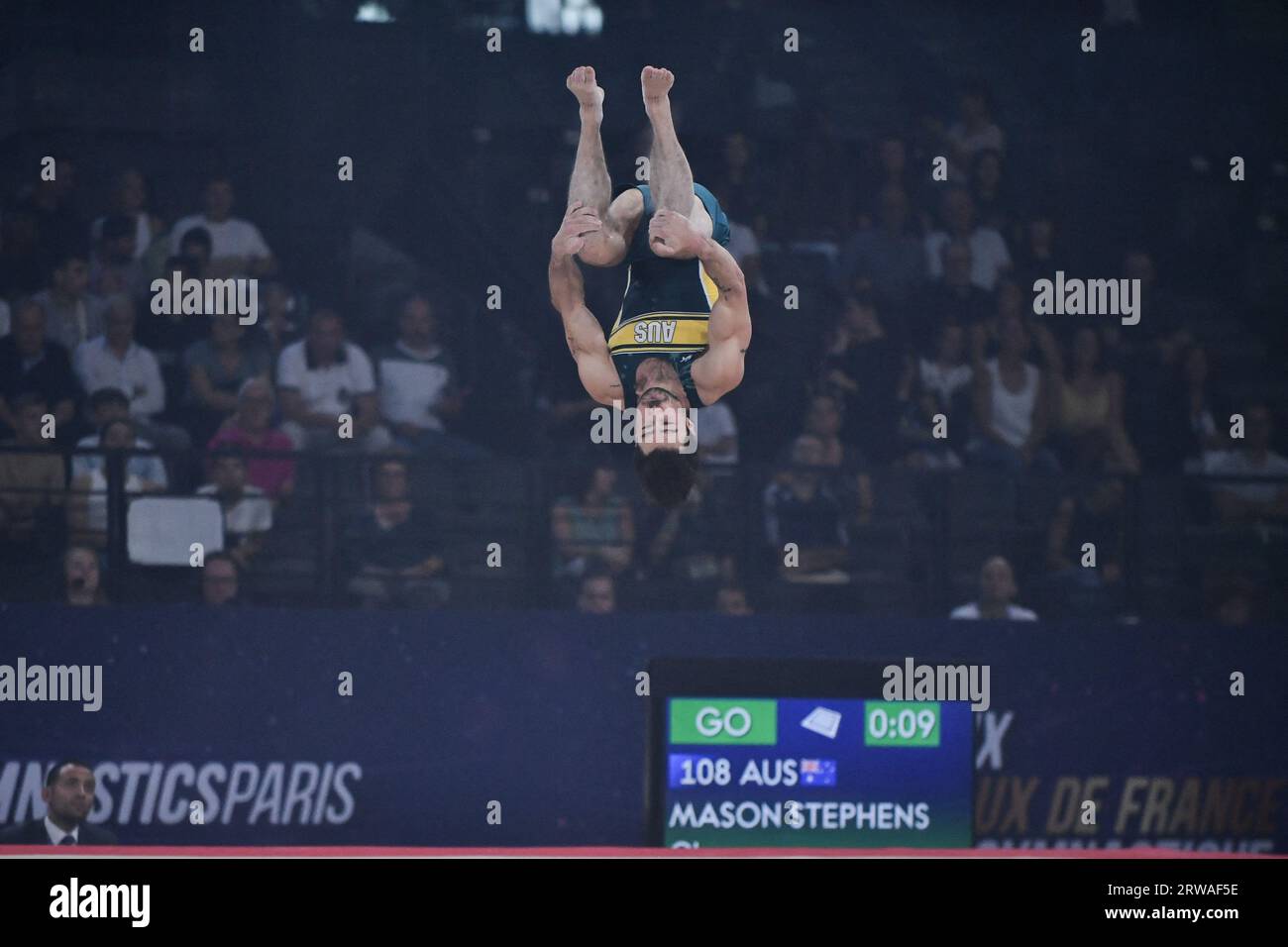 Paris, France. 17th Sep, 2023. Australia's Clay Mason Stephens competes ...