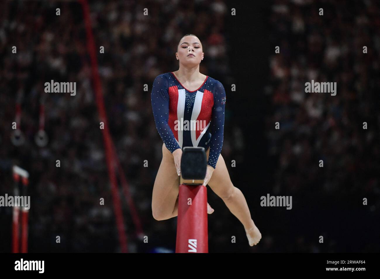 Paris, France. 17th Sep, 2023. Norway's Maria Tronrud competes during ...