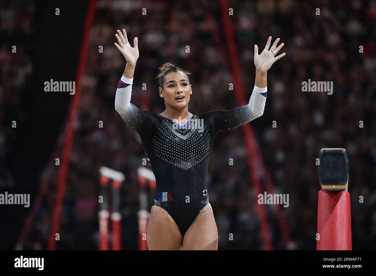 France's Marine Boyer competes during finals of the New French ...