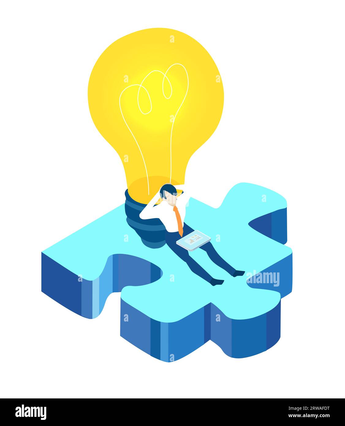 Business management. Isometric office space, business people work ... Business management. Isometric office space, business people work ...