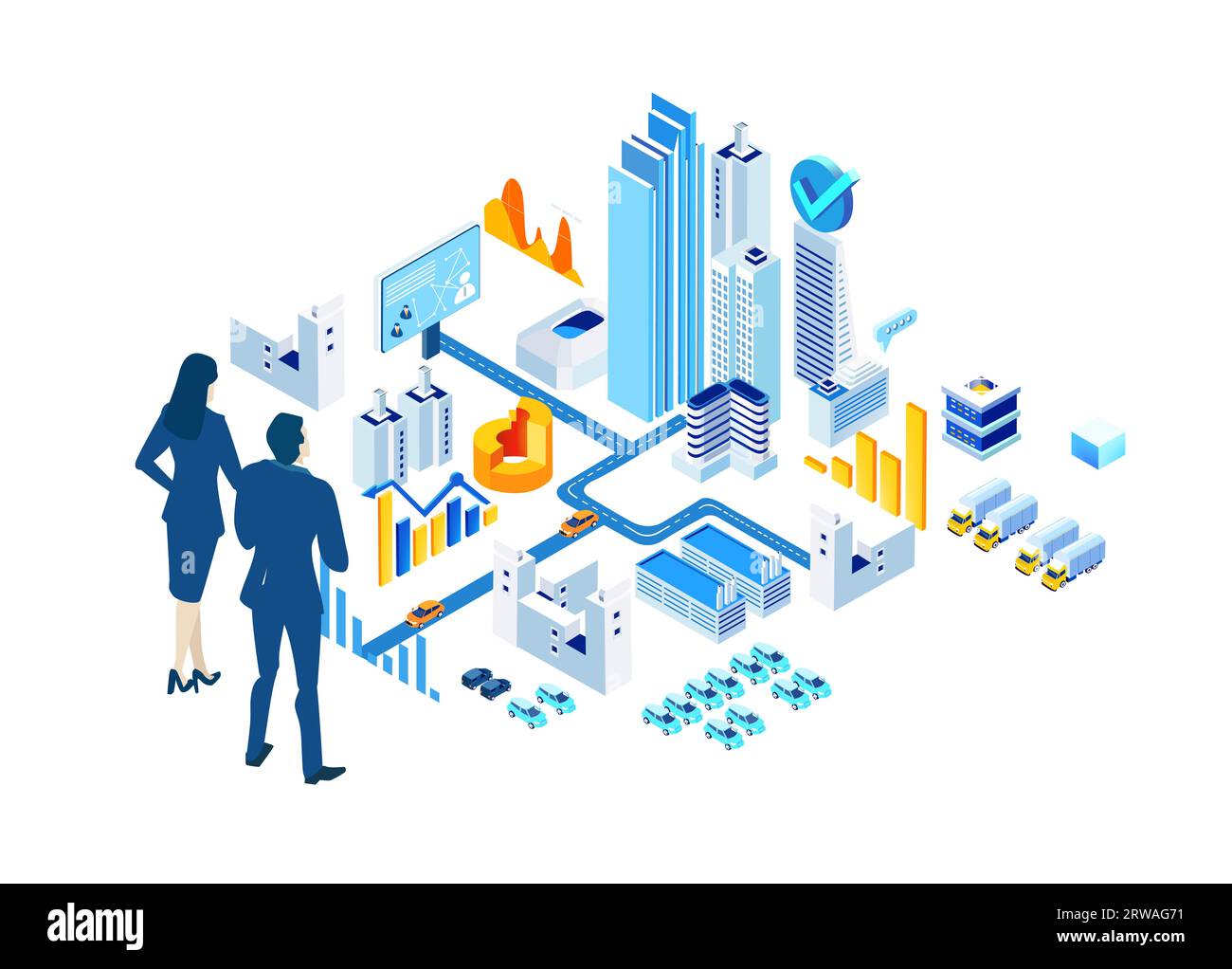 Property market. Business people, architects, investors are talking ...