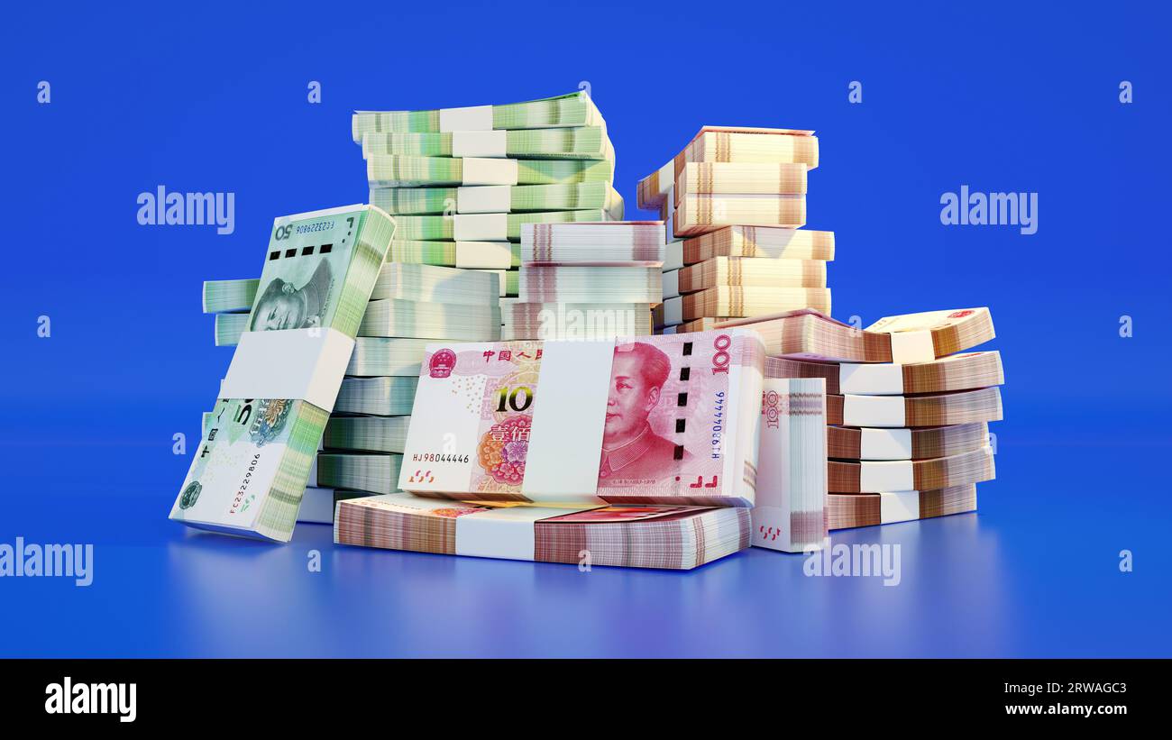 Millions yuan pile chinese hi-res stock photography and images - Alamy