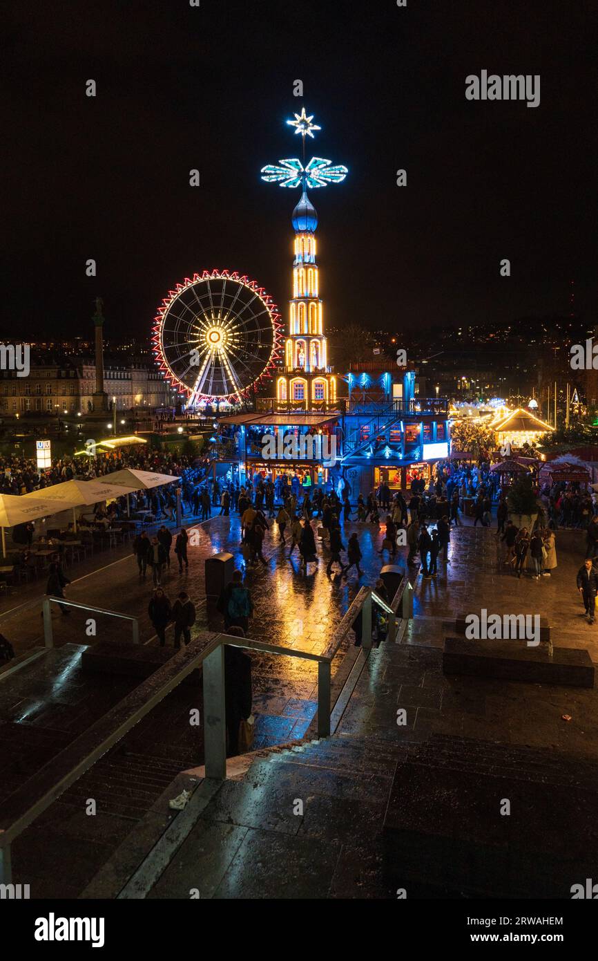The Christmas Market in Stuttgart, Germany Stock Photo - Alamy
