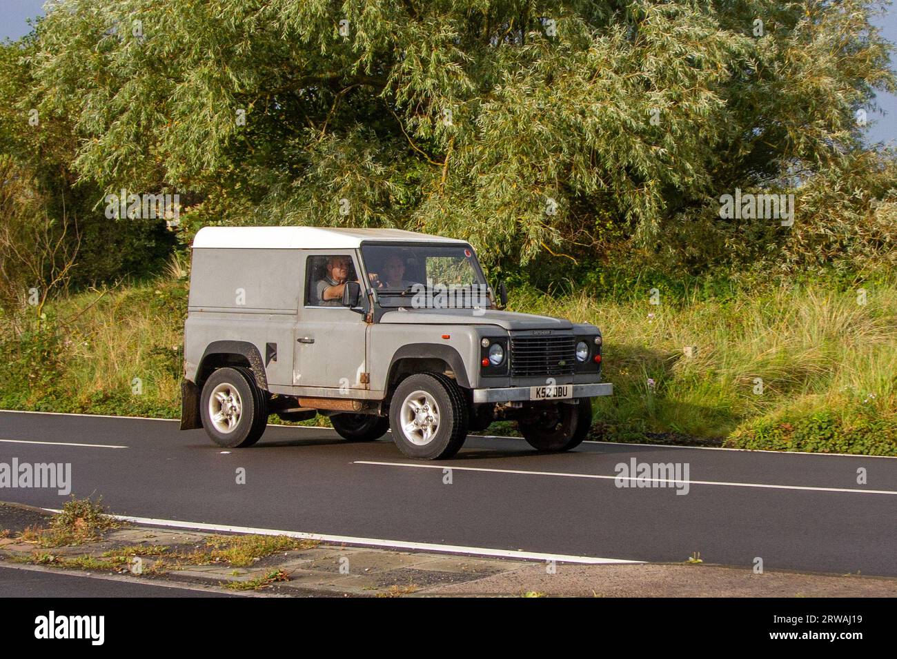 1992 90s nineties Grey Land Rover 90 Defender Turbo Tdi Grey LCV ...