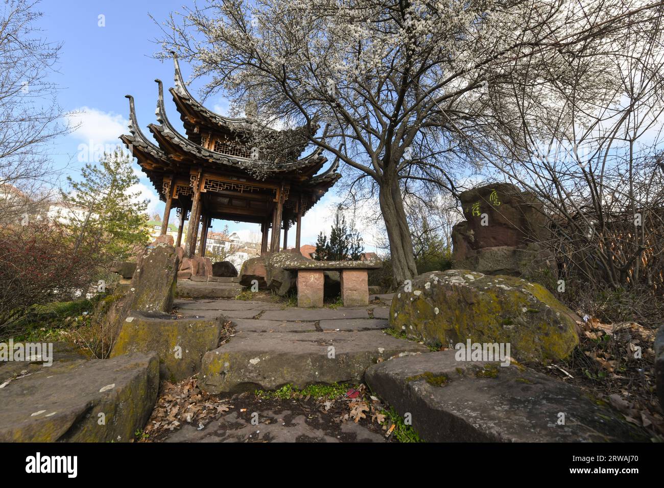 The Chinese Garden Stuttgart (Chinesischer Garten Stuttgart Stock Photo ...