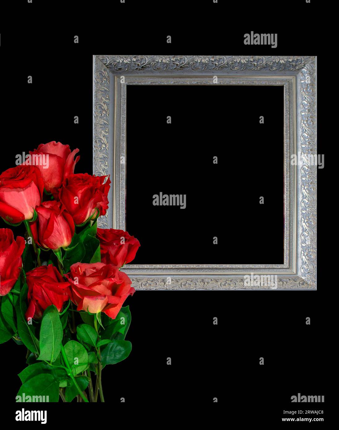 postcard, banner, invitation to death, funeral, commemoration Stock ...