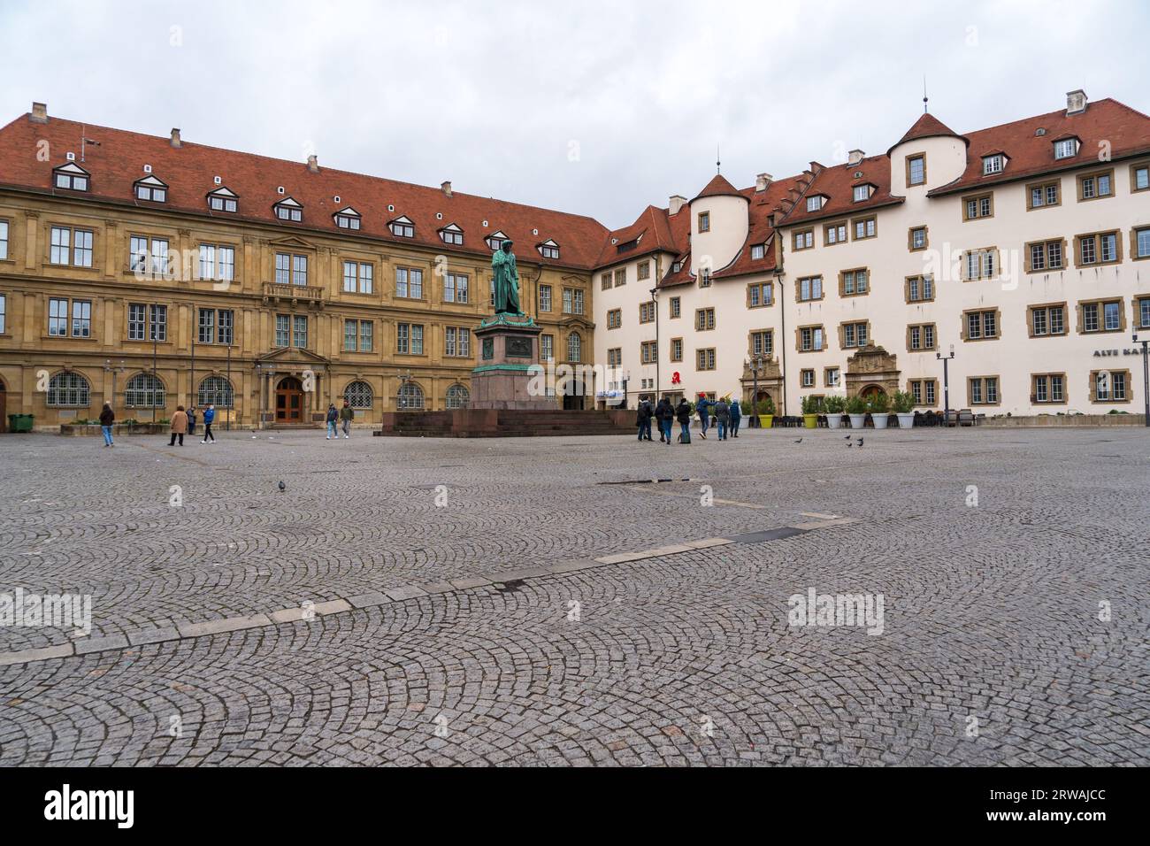 Stuttgart schillerplatz monuments hi-res stock photography and images ...