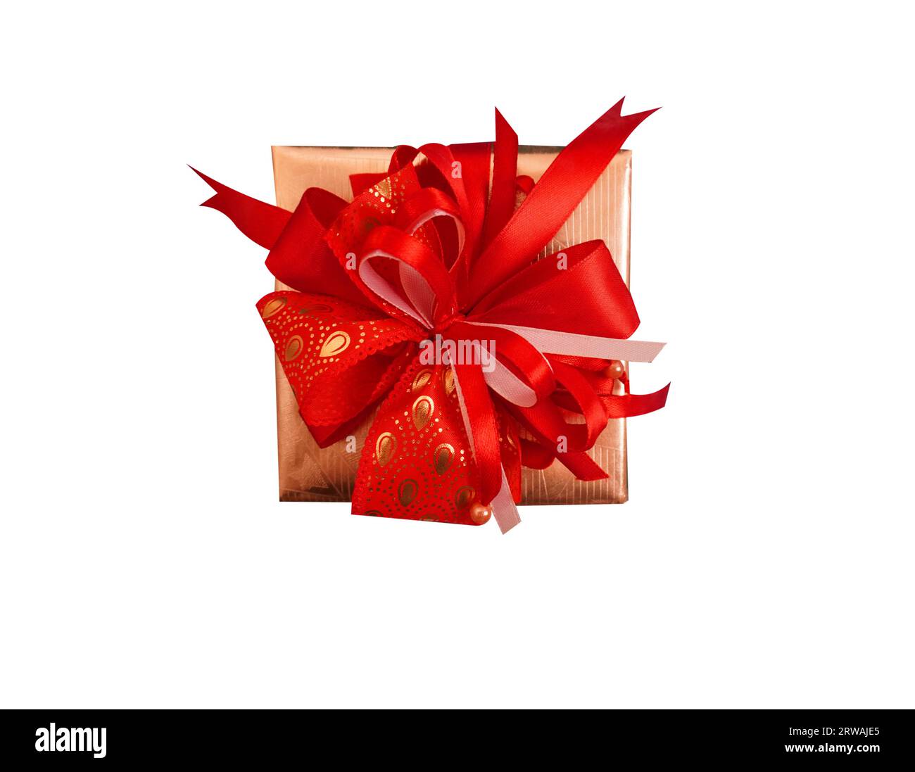 isolated on white background smart gift box Stock Photo - Alamy