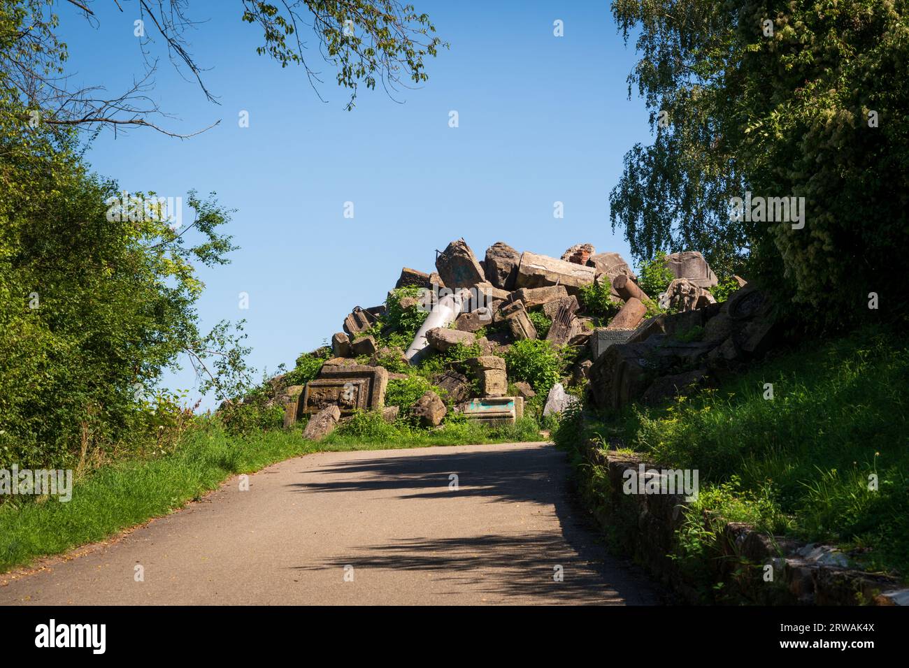 The Birkenkopf, Rubble Hill in Stuttgart, Germany Stock Photo - Alamy