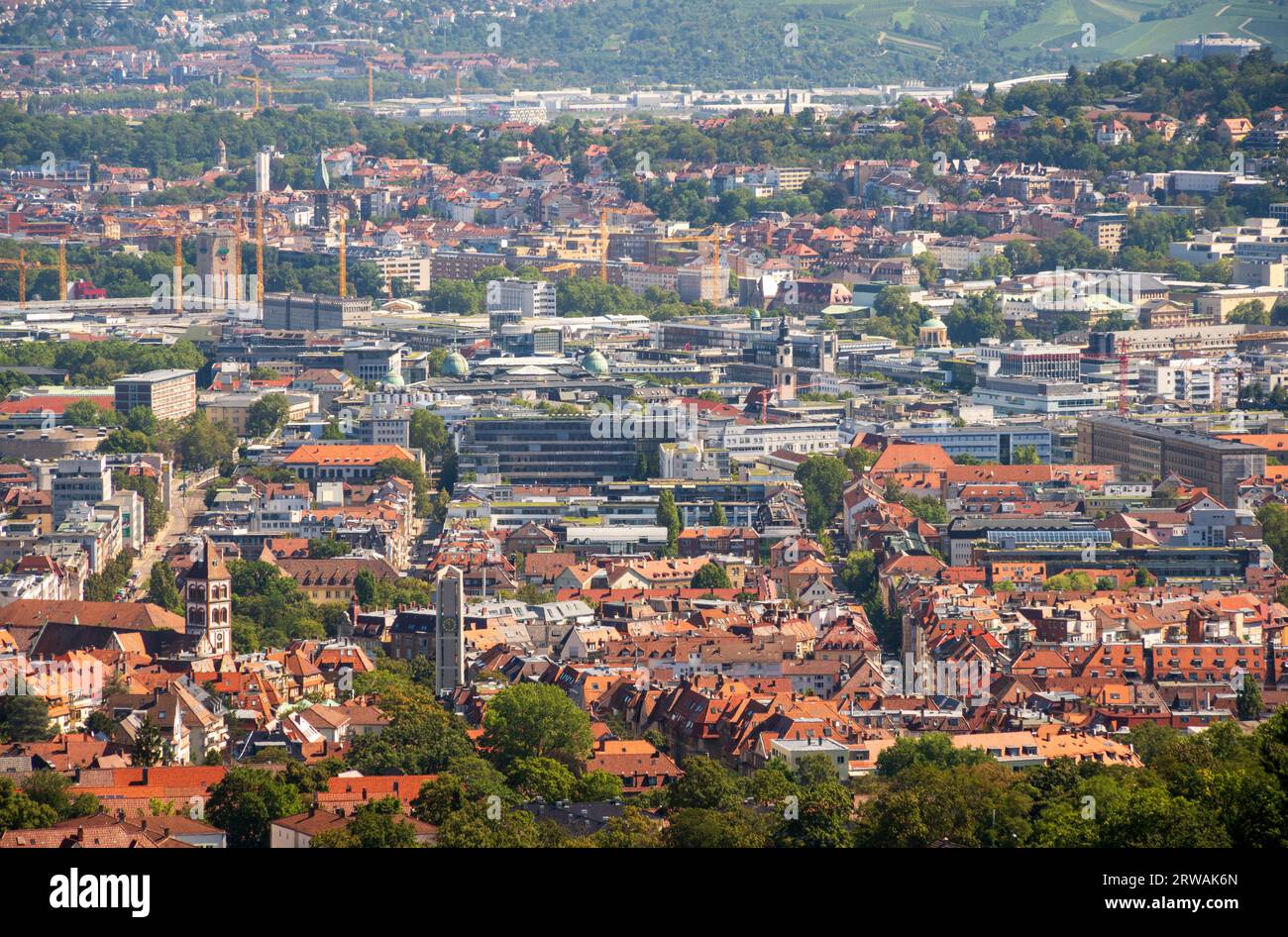 The Birkenkopf, Rubble Hill in Stuttgart, Germany Stock Photo - Alamy