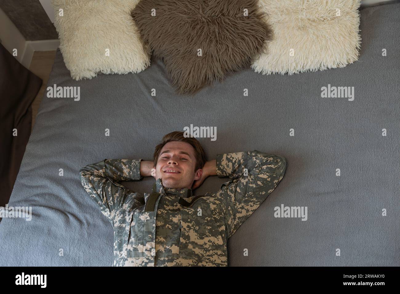 Soldier lying in the bed hi-res stock photography and images - Alamy