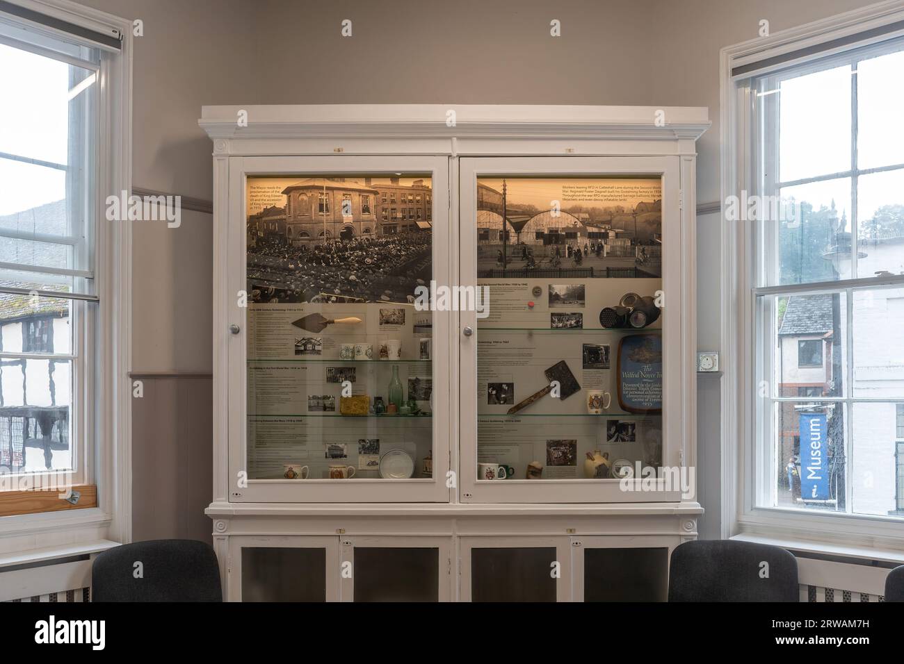 Exhibition of Godalming local history in the Pepperpot, the former town ...